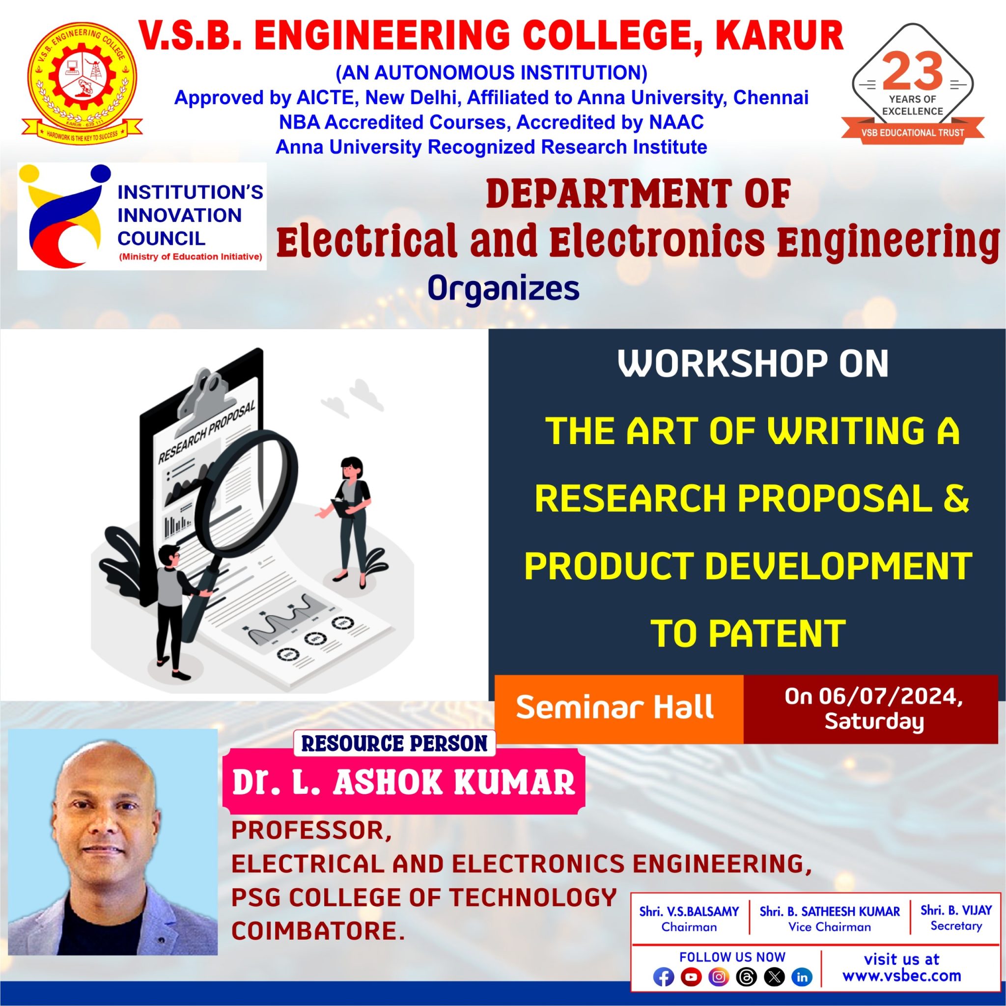 Top Engineering Colleges in Tamil Nadu - VSB Engineering College